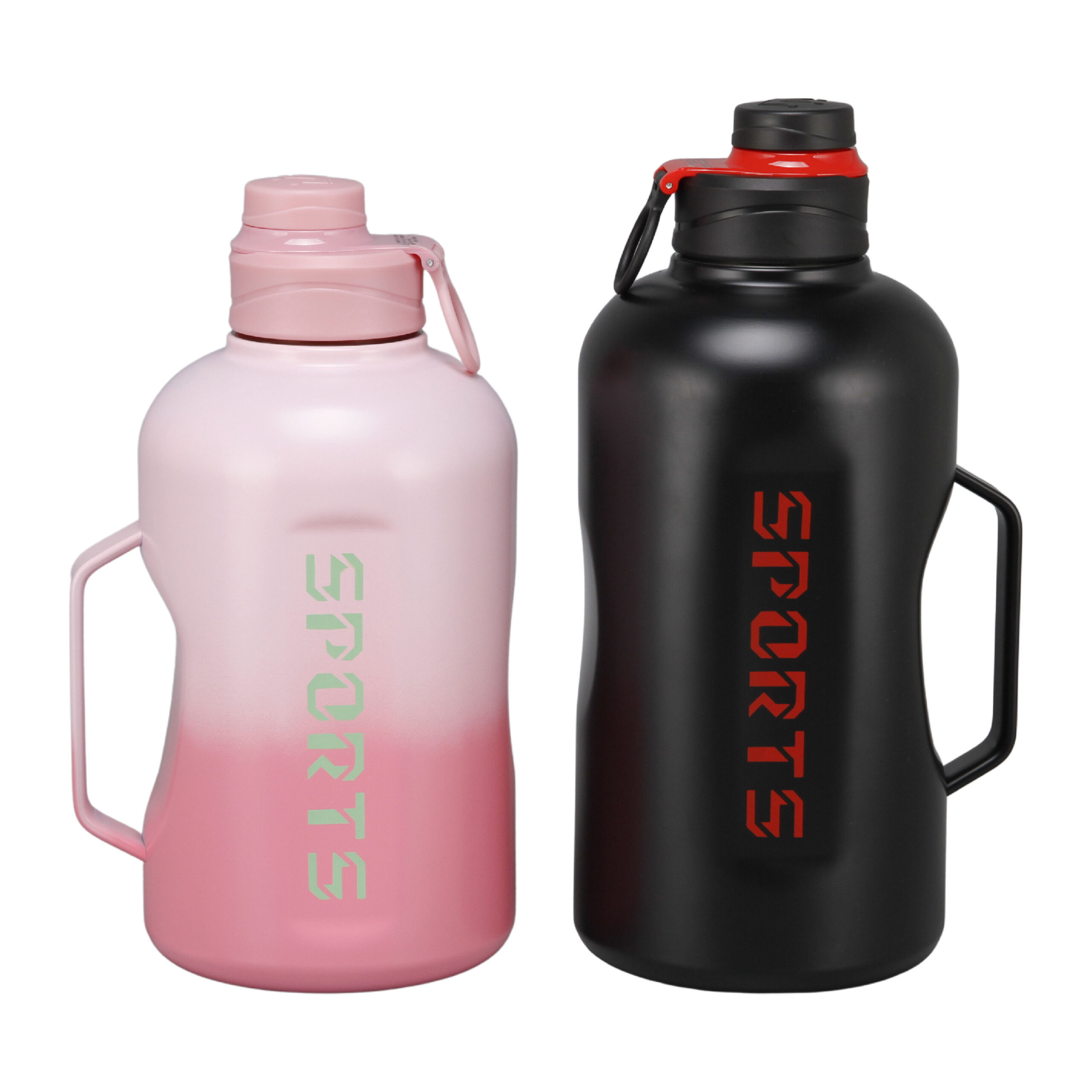 Double wall 70oz insulated water bottle with lid and handle